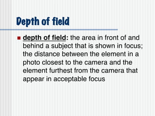 Camera Settings | PDF