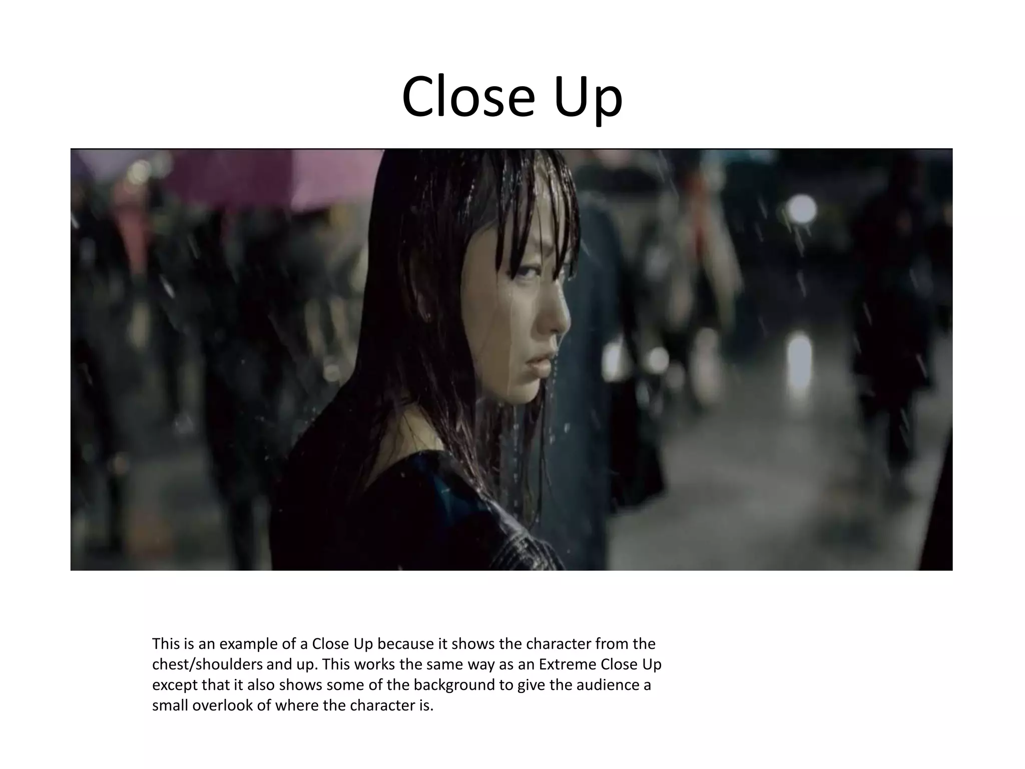 Understanding of Camera Shots | PPTX | Cameras and Camcorders | Consumer Electronics