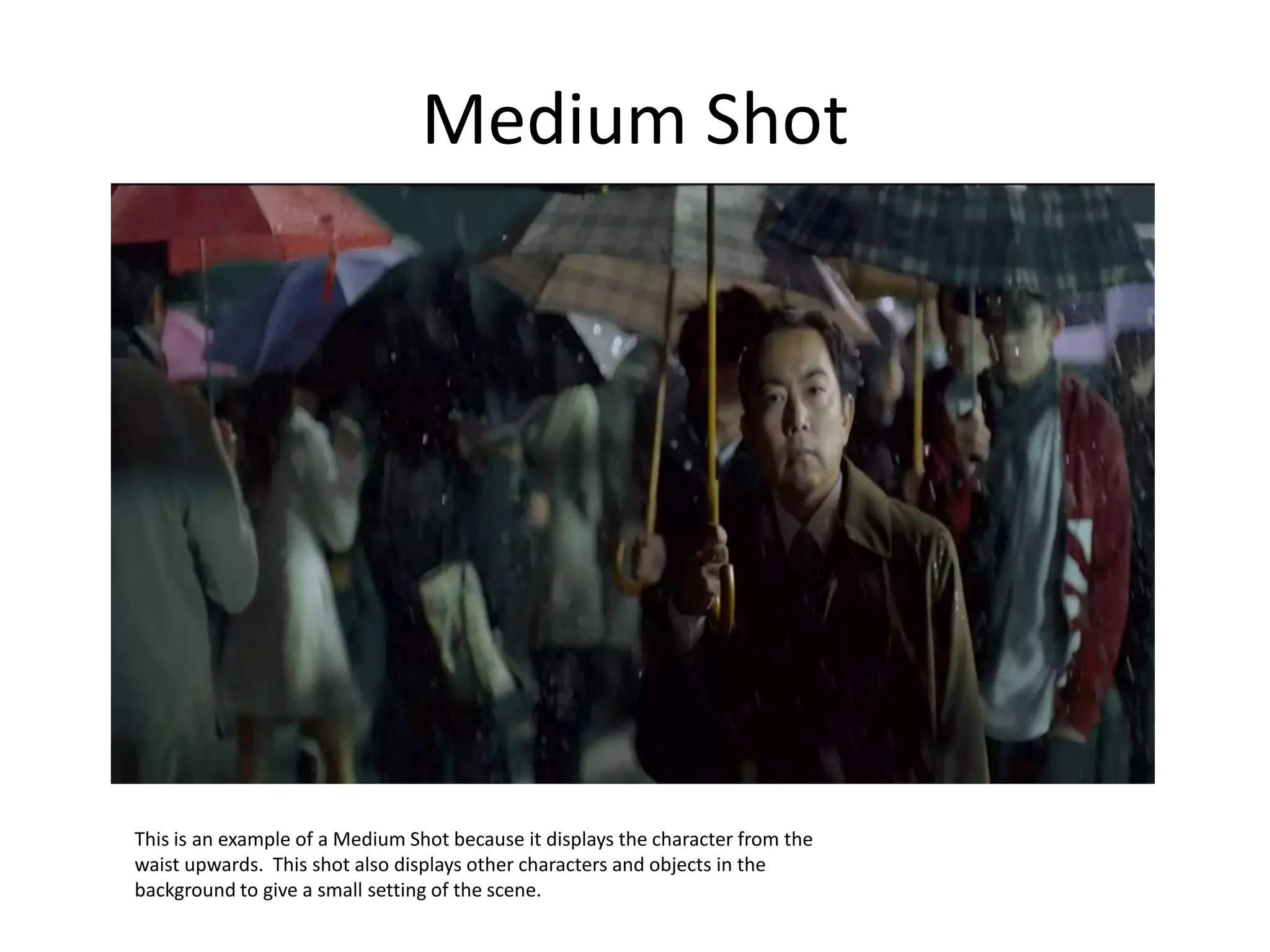 Understanding of Camera Shots | PPTX | Cameras and Camcorders | Consumer Electronics