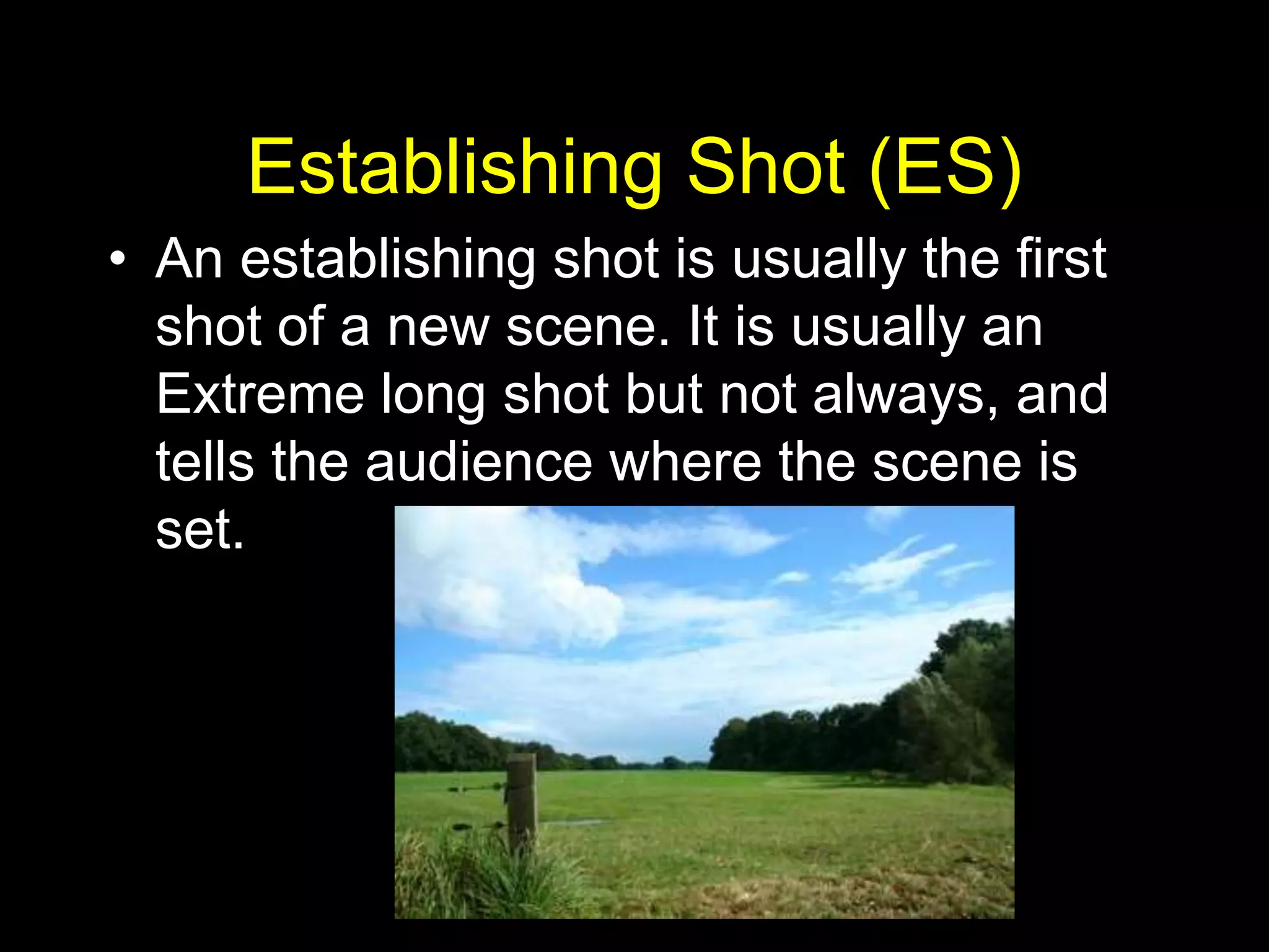 GCSE Film - Basic camera shots | PPTX