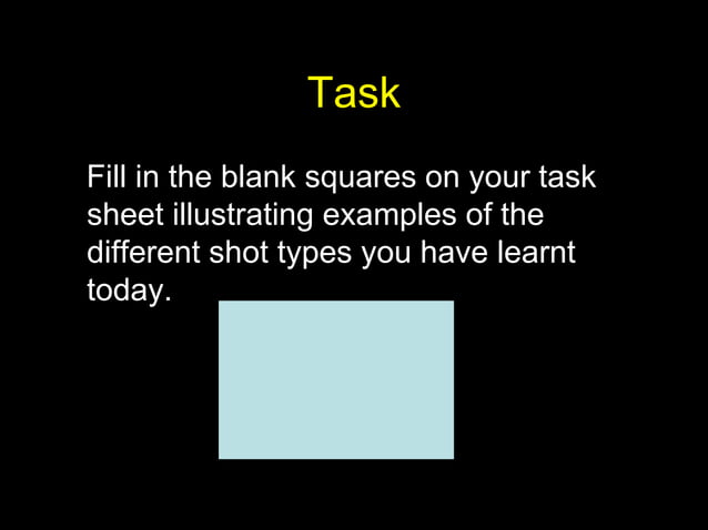 GCSE Film - Basic camera shots | PPTX | Photography | Arts and Crafts