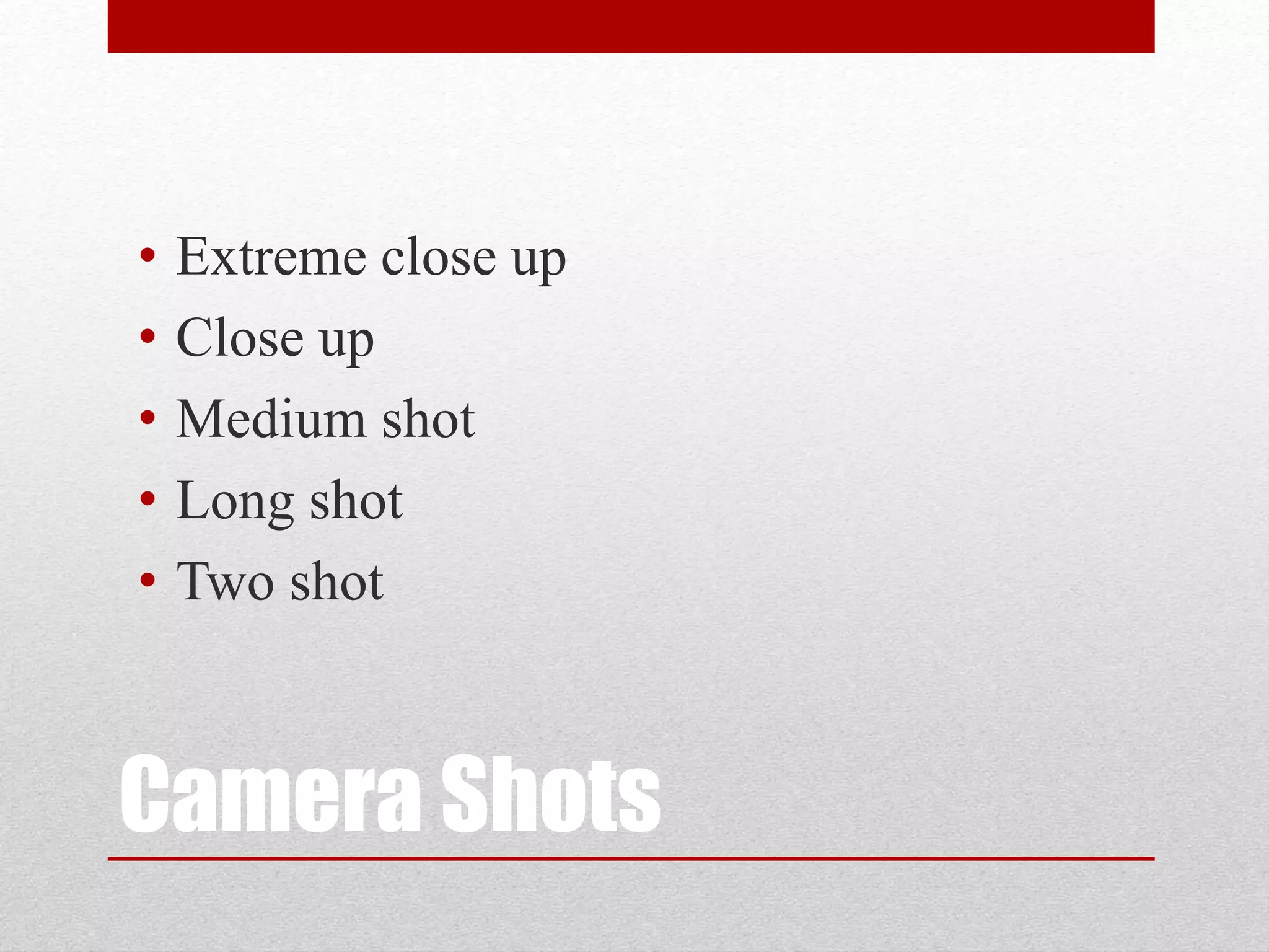 Camera shots and angles | PPT