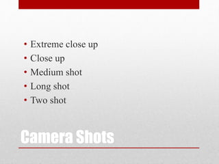 Camera shots and angles | PPT