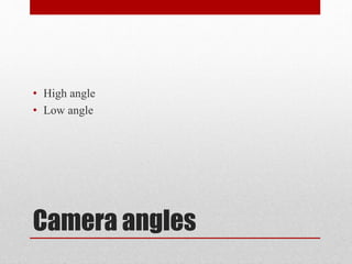 Camera shots and angles | PPT