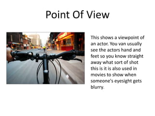 Camera shots and angles | PPTX