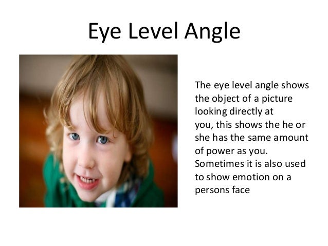 Camera shots and angles