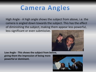 Camera shots and angles | PPT