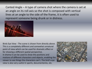 Camera shots and angles | PPT