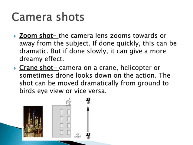 Camera shots and angles | PPTX
