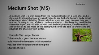 Camera shots and angles | PPTX