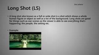 Camera shots and angles | PPTX