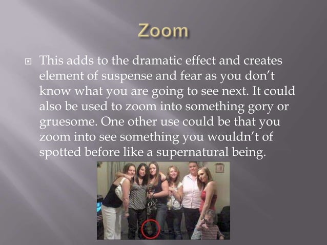 Camera shots and angles for a horror and thriller film | PPTX ...