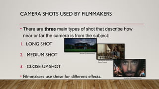 Camera Shots and Angles Used in Filming ppt.pptx