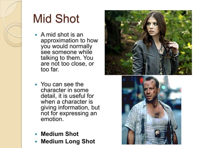 Camera shots and types | PPTX