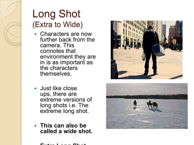 Camera shots and types | PPTX