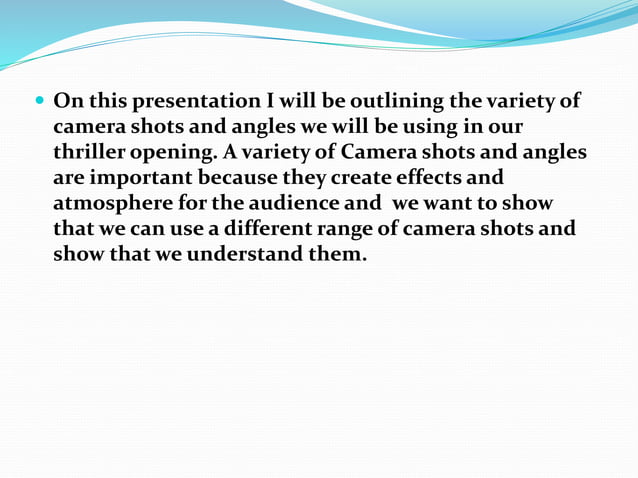 Camera shots & angles | PPT