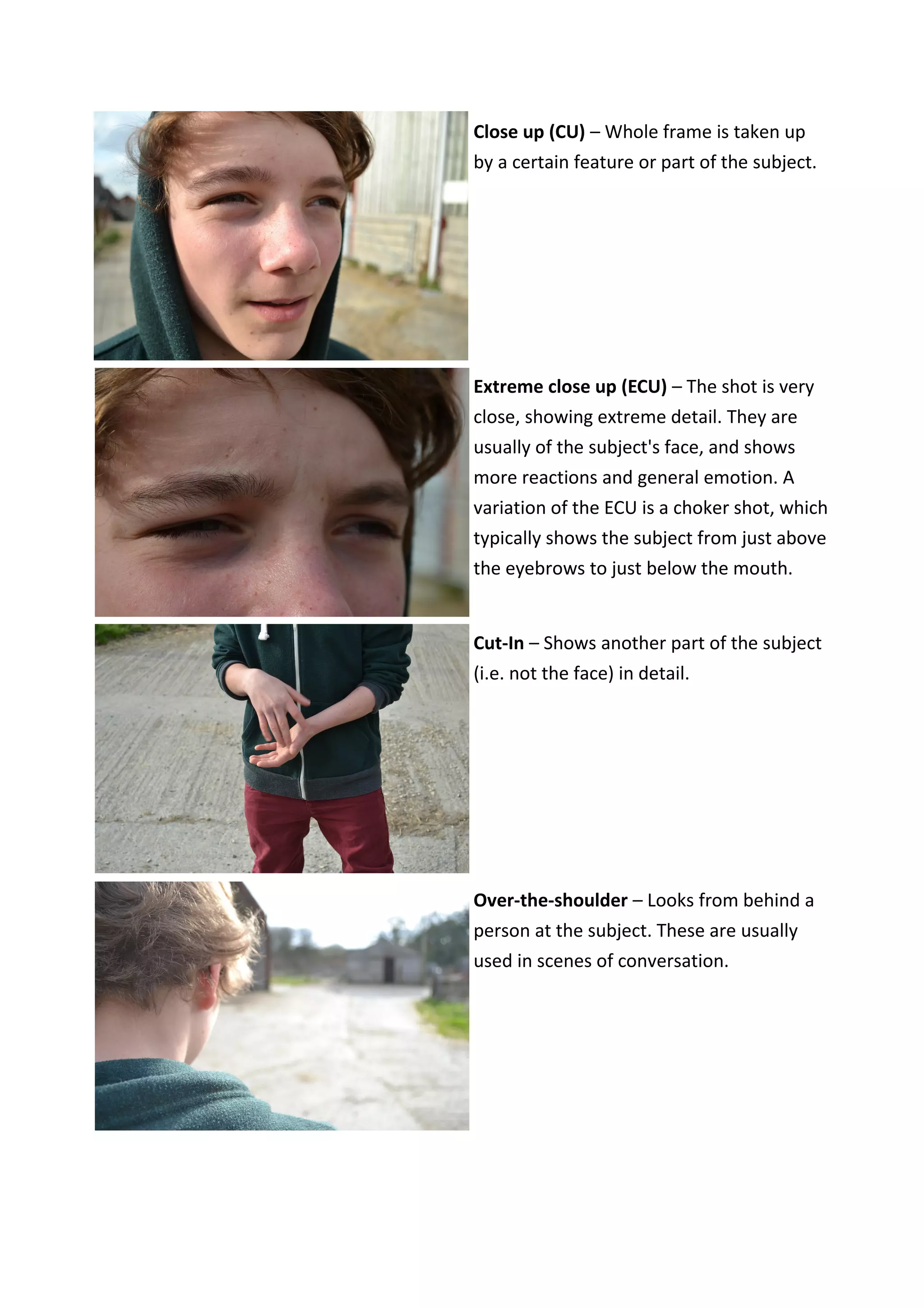 Camera shots & angles | ODT