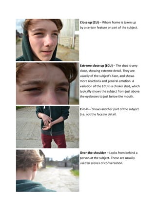 Camera shots & angles | ODT