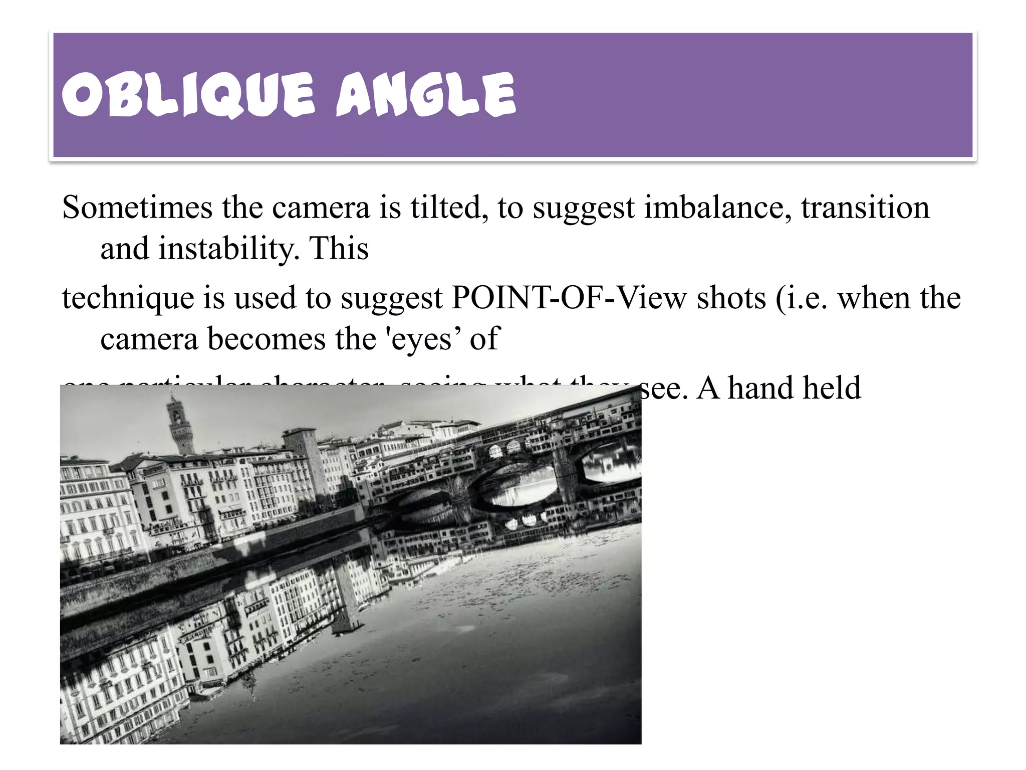 Camera shots & angles | PPT