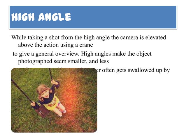 Camera shots & angles | PPT