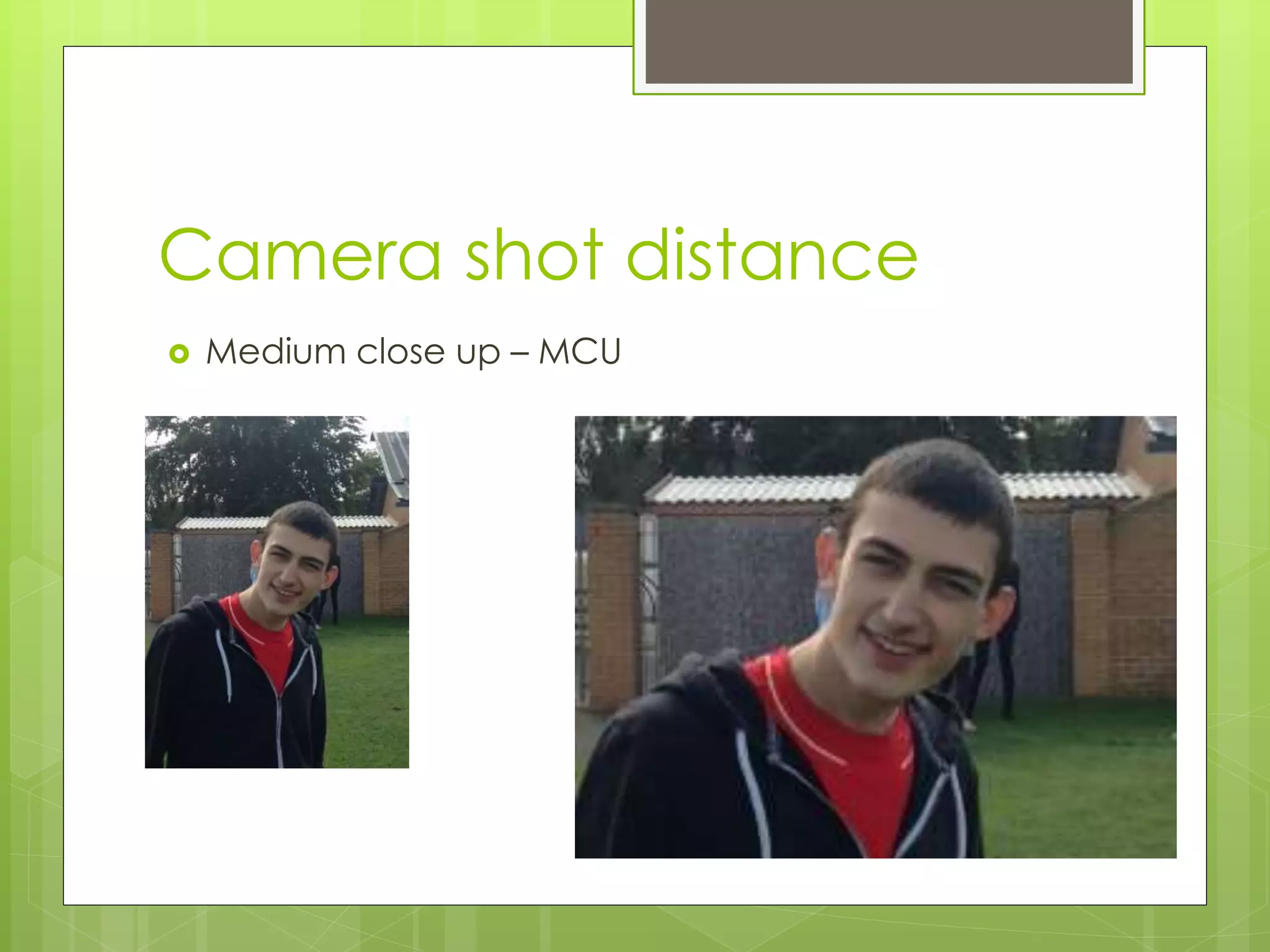 Camera shots & angles | PPTX