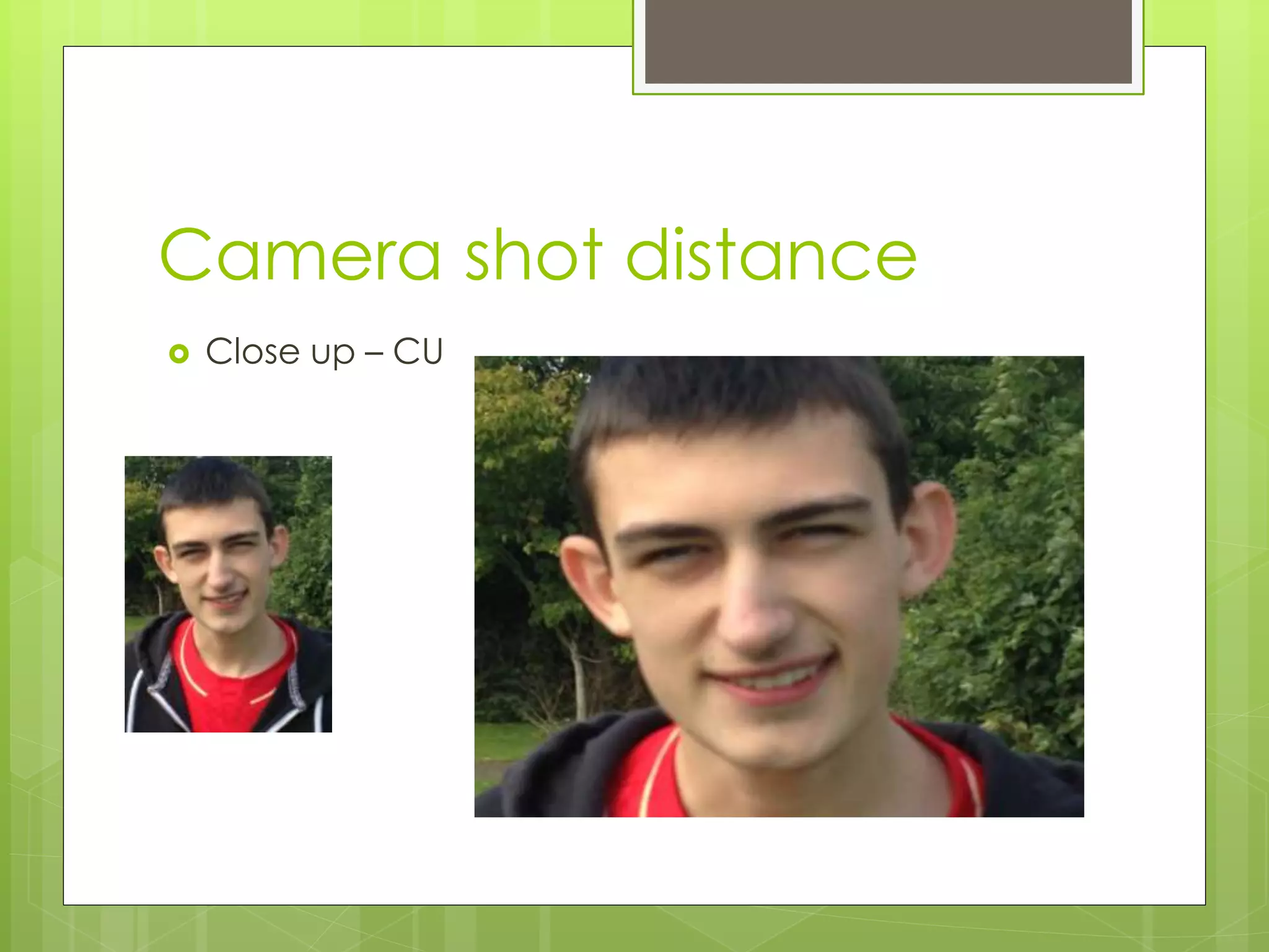 Camera shots & angles | PPTX