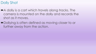 Camera shots, angles and movement | PPT