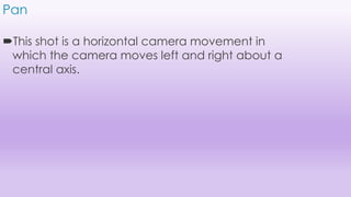 Camera shots, angles and movement | PPT