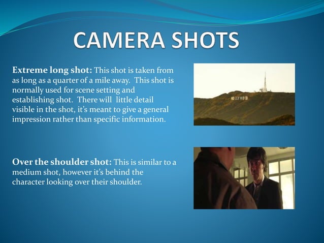 Camera shots, angles and movements | PPTX | Photography | Arts and Crafts