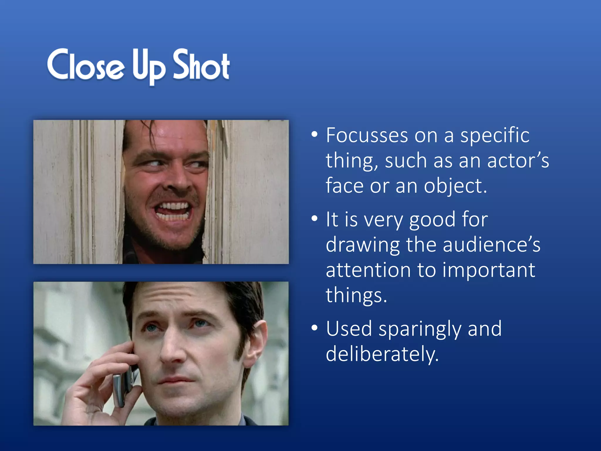 Camera Shots, Angles and Movements | PDF