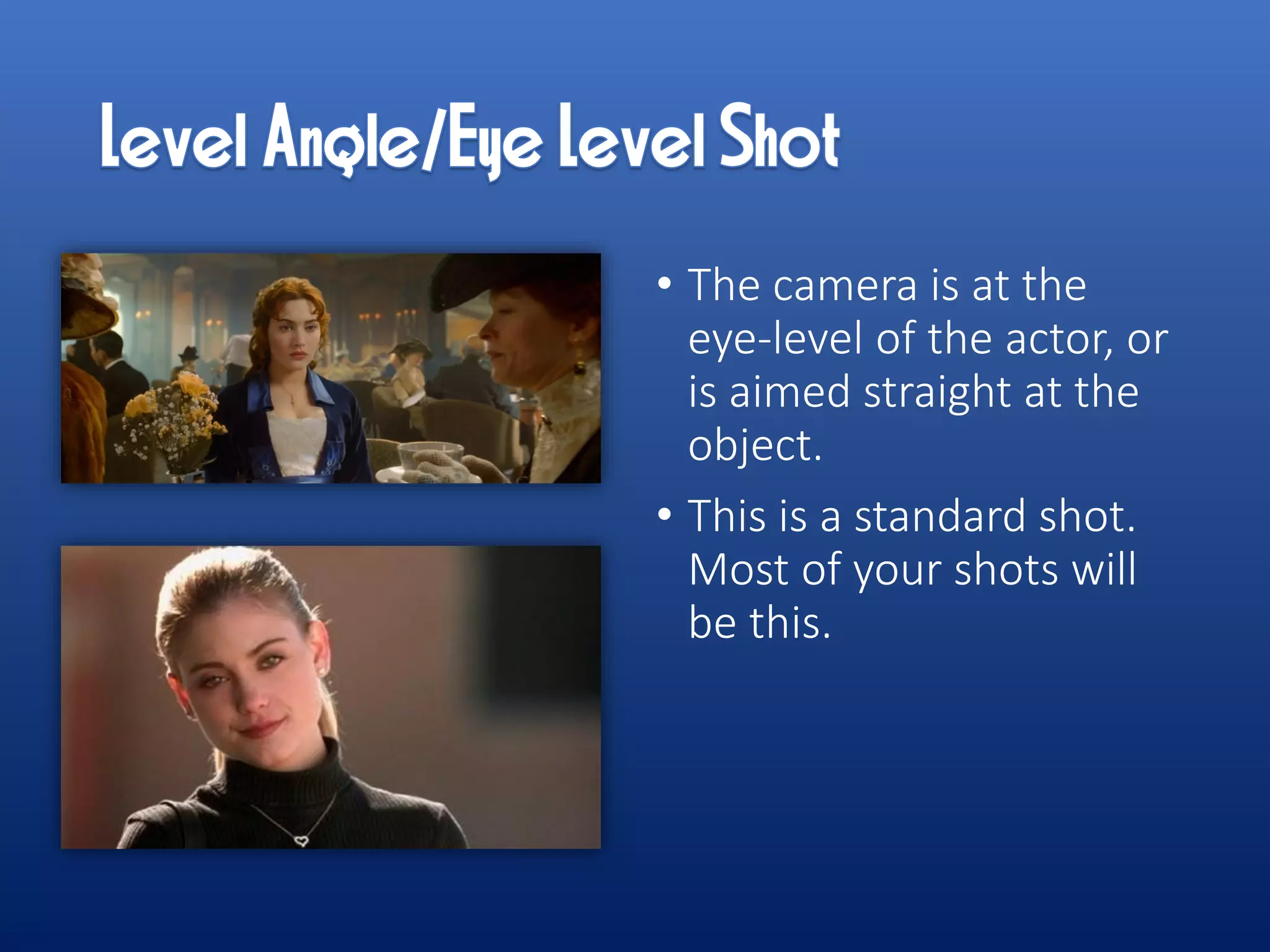 Camera Shots, Angles and Movements | PDF | Photography | Arts and Crafts