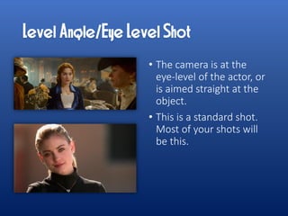 Camera Shots, Angles and Movements | PDF
