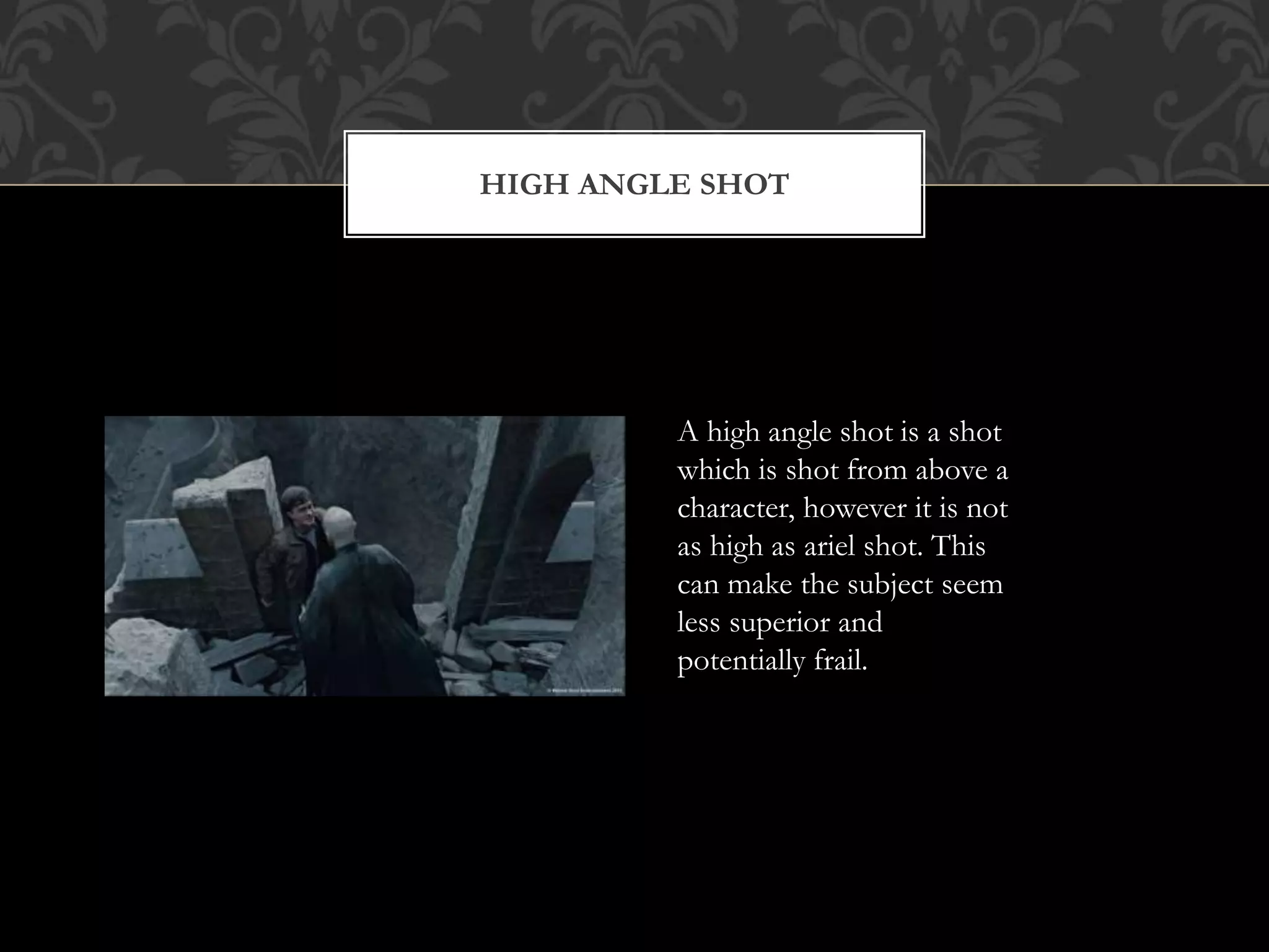 Camera Shots, Angles and Movements | PPTX