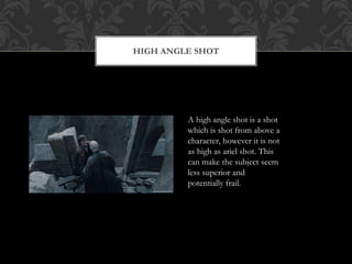 Camera Shots, Angles and Movements | PPT