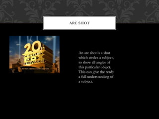 Camera Shots, Angles and Movements | PPT