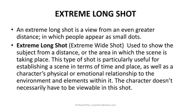 Camera Shots,Angles and Movements_M.Mujeeb Riaz | PPT