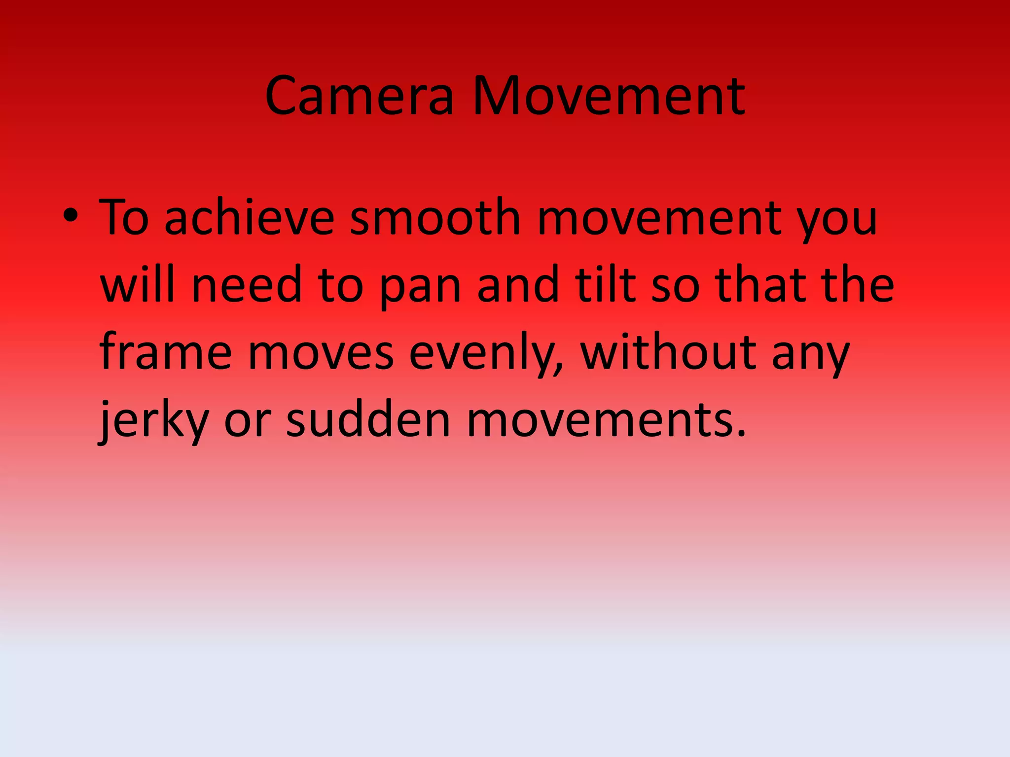 Camera shot size & angles teaching resource | PPT