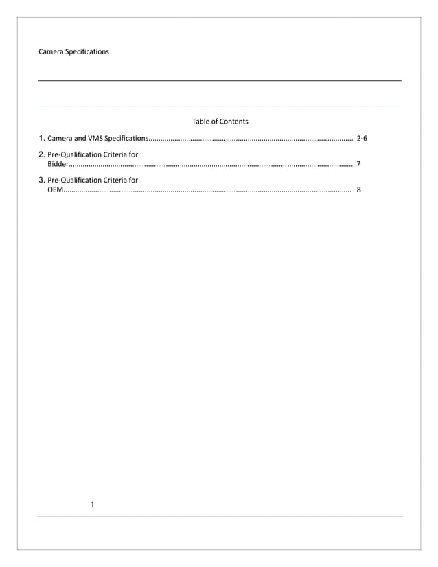Camera specifications pq_criteria | PDF | Free Download