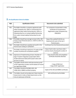 Camera specifications pq_criteria | PDF | Free Download