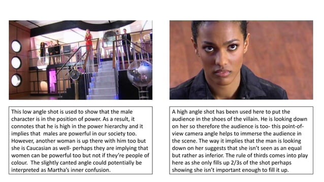Camera storyboard of doctor who: gender representation | PPTX | Video ...