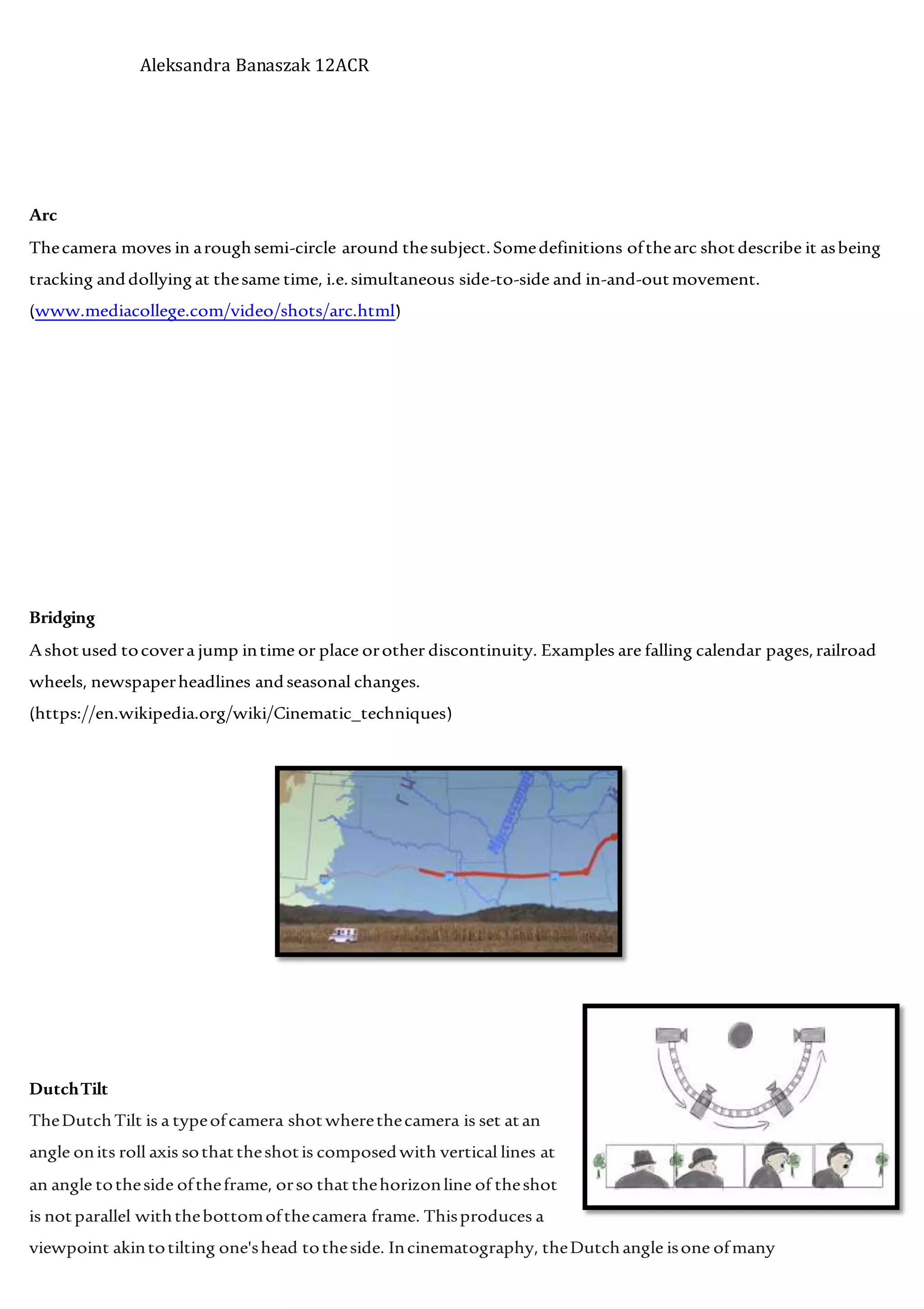 Camera techniques | DOCX