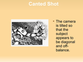 Cameratechniquessummary | PPT | Free Download