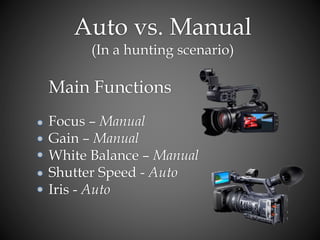 Video Camera Tech Tips - Campbell Cameras | PPTX
