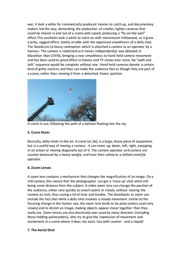 Camera terminology | PDF