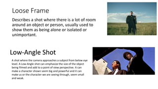 Camera angles and shots | PPTX | Photography | Arts and Crafts