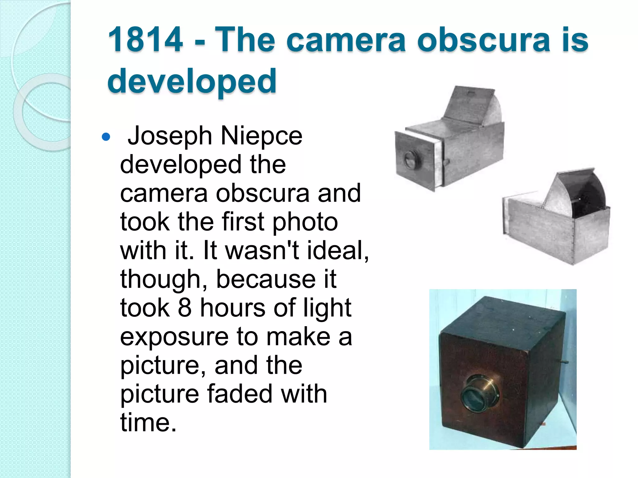 Camera timeline | PPTX