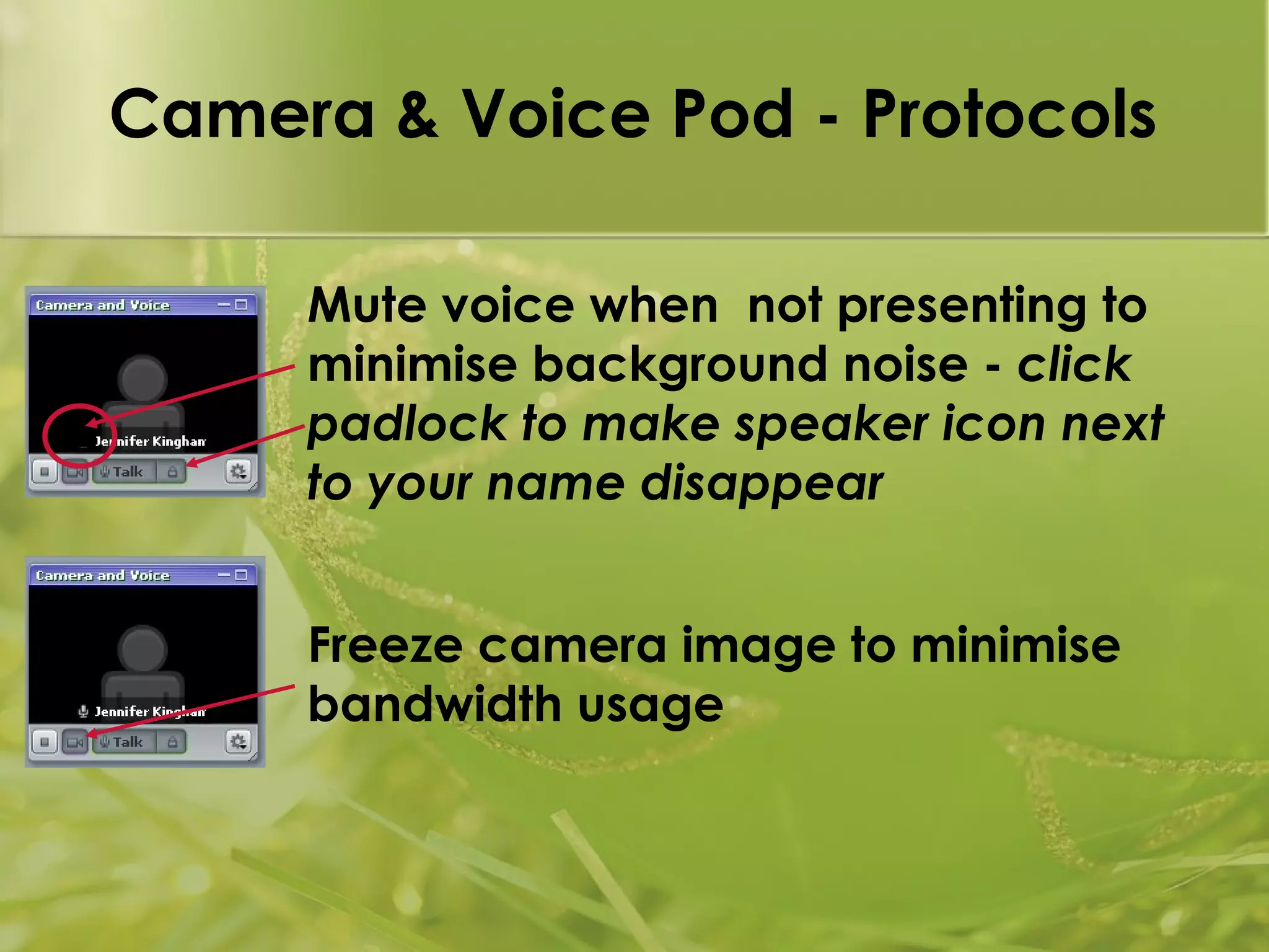 Camera & Voice Protocols | PPT