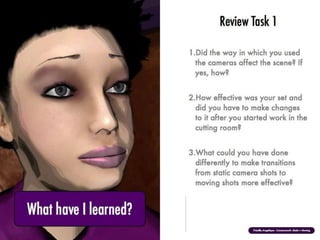 Camerawork: Static vs Moving Cameras | PPTX