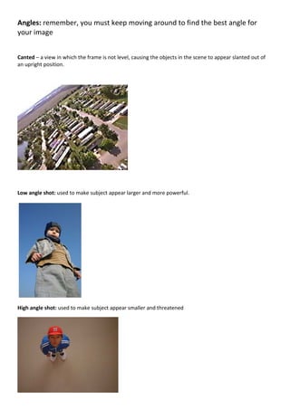 AS Media Photography and Camerawork booklet | PDF