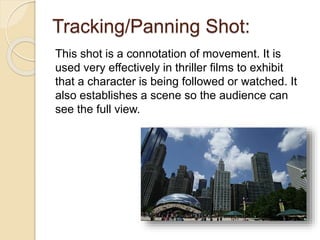 Camera work in thrillers | PPTX | Photography | Arts and Crafts